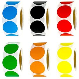 3000 Pièces Gommettes Rondes Autocollantes Couleur Codage Étiquettes ...