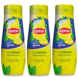 3x Sodastream Lipton Ice Tea sirop de citron 440ml eau gazeuse et ...