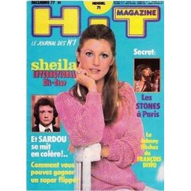 HIT MAGAZINE 71 1977 SHEILA/MIREILLE MATHIEU/STONES/VASSILIU/LENORMAN ...
