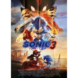 Sonic 3, le film / Trois - Affiche Originale De Cinéma - Format 120x160 ...