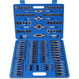 110 Pièces/Ensemble Matrices De Tarauds À Écrou À Vis M2-M18,Clé À Molette,Kit D'Outils À Main ...