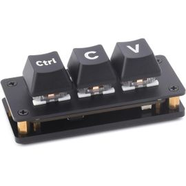 Ctrl C/V Shortcut Keyboard for Programmers, 3-Key Keyboard, Adopts ...