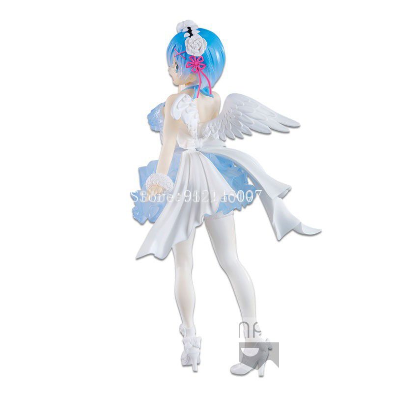 Re:zero -starting Life In Another World Anime Figure Angel Rem Demons ...