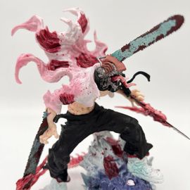 Chainsaw Man Denji Anime Figure Chainsaw Man Rage Battle Bat Safaction ...