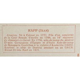 Carte : Jean Rapp (Ed. I. Lapina - format carte postale) | Rakuten
