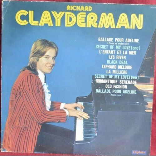 33 tours vinyl richard clayderman ballade pour adeline - disque vinyle ...