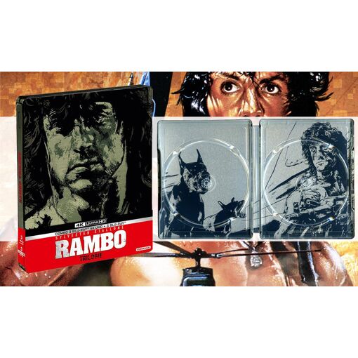 Steelbook "Rambo la Trilogie" en 4K ULTRA + Blu-Ray + Mini Fourreau en ...