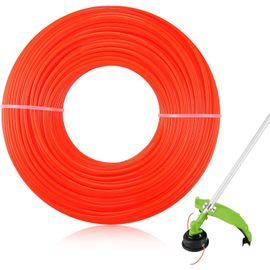 Fil Coupe Bordure 2,4 mm x 100 m, Bobine de Fil Rond en Nylon pour Coupe-Bordure ...