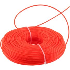 Fil Coupe Bordure Universel 2,4 mm X 100 m, Bobine Fil Nylon, Pour débroussailleuse ...