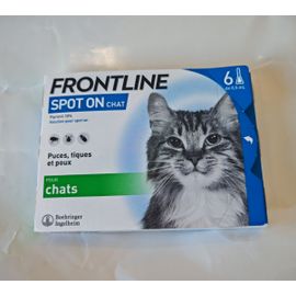 FRONTLINE Spot On Chat - Anti Puces, Tiques & Poux broyeurs - Protège L ...