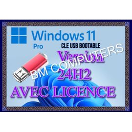 Clé USB Bootable Windows 11 pro version 24H2 | Rakuten