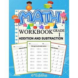 Math Addition And Subtraction Workbook Grade 1 3th Edition: 100 Pages ...