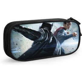 Trousse à crayons Superman, grande capacité avec compartiments pour ...
