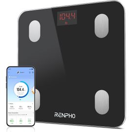Checarzhn-Balance Pese Personne 180Kg,Balance Connecté Bluetooth Pese ...
