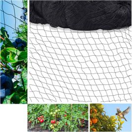 7.5m X 15m Filet Anti Oiseaux,Filet Voliere Noir, Filet Poulailler aux UV pour Protéger Potagers ...