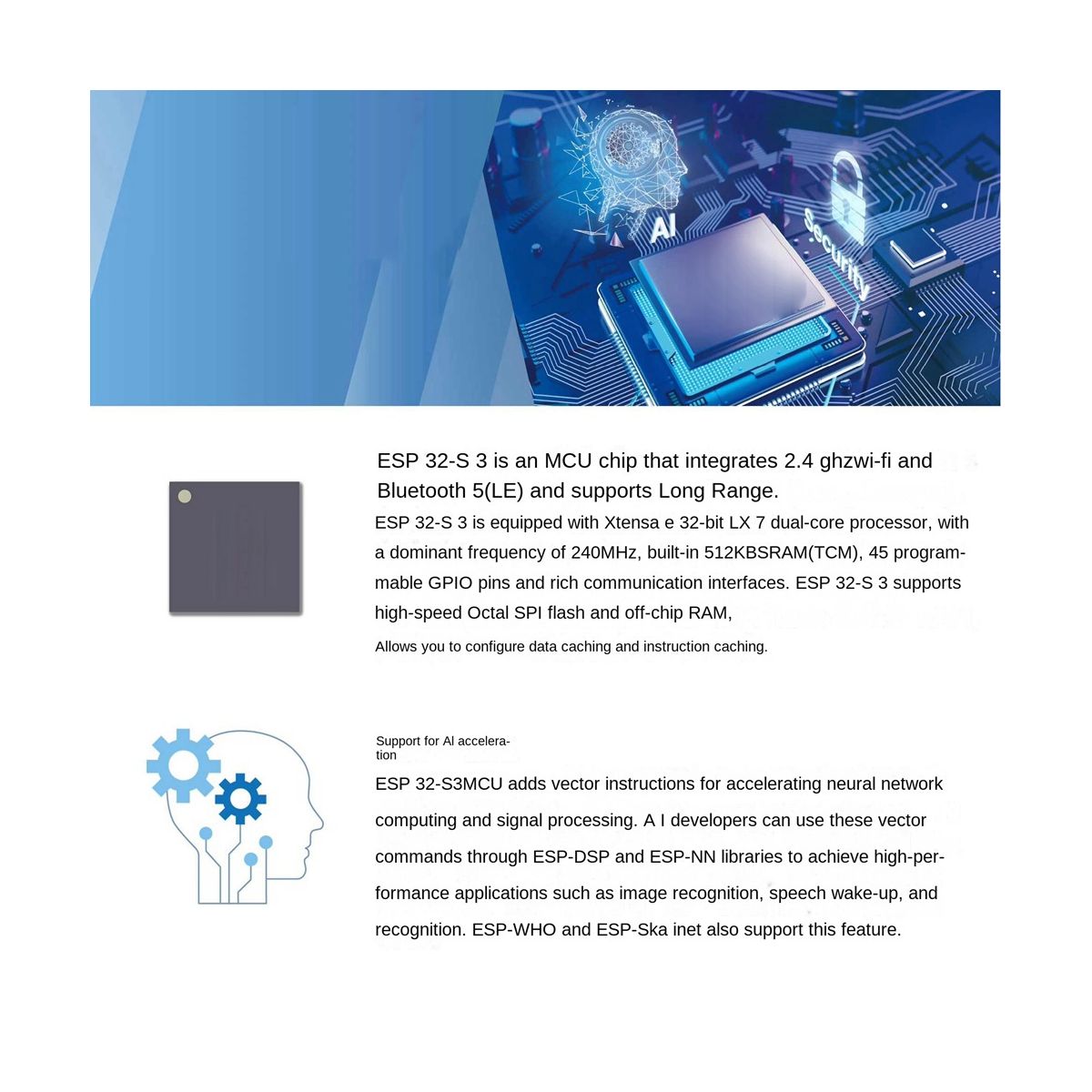 Esp32 Esp32 S3 Wifi Bluetooth Iot Double Carte De Développement Type C Carte De Base Esp32