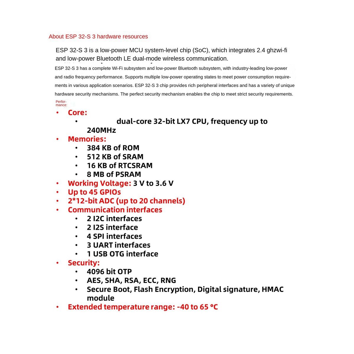 Esp32 Esp32 S3 Wifi Bluetooth Iot Double Carte De Développement Type C Carte De Base Esp32
