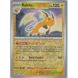 Carte Pokémon - Raichu - 026/165 - holo-reverse - EV3,5 Mew 151 - | Rakuten