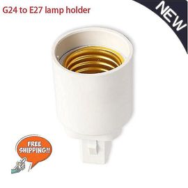 Convertisseur de douille G24 à E27, changement de Base de lampe, adaptateur d'ampoule Led adapté ...