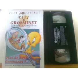 Cassette vidéo VHS - Titi & Grosminet : Quoi De Neuf Grosminet ...