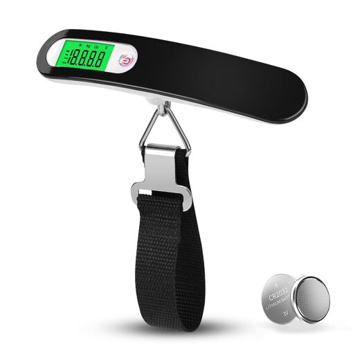 Pèse Bagage Électronique, Balance Numérique Portable Max 50Kg/110Lb(LB ...