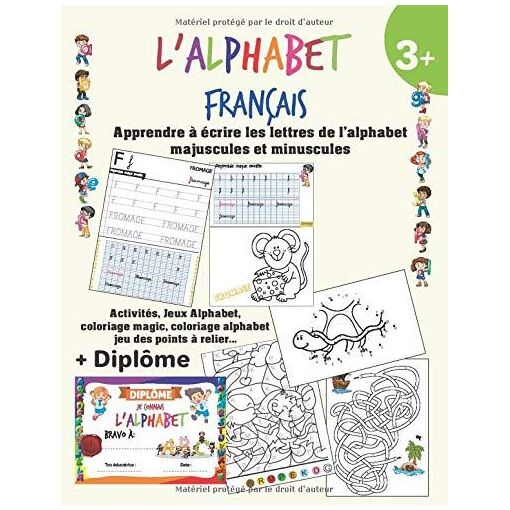 L'alphabet français : Apprendre à écrire les lettres de l'alphabet ...