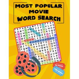 Most Popular Movie Word Search: With 160 Puzzles -two Puzzles For Page ...