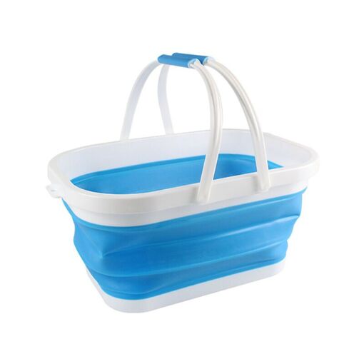 Seau Pliant,Bassine Pliable Lavabo Lavage, Panier à Linge Pliable- pour ...