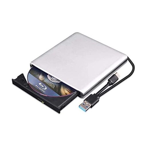 Lecteur DVD Externe 3D, USB 2.0 et Type-C Bluray Lecteur CD DVD Lecteur ...