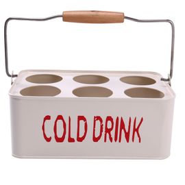 CréAtifPanier à BièRe Simple Panier Portable en MéTal Casier à Vin Bar ...