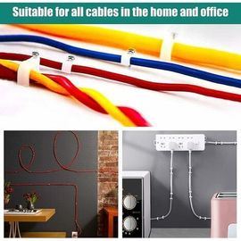 500PCS Accroche Cable Fixation Cable Electrique Cavalier Cable ...