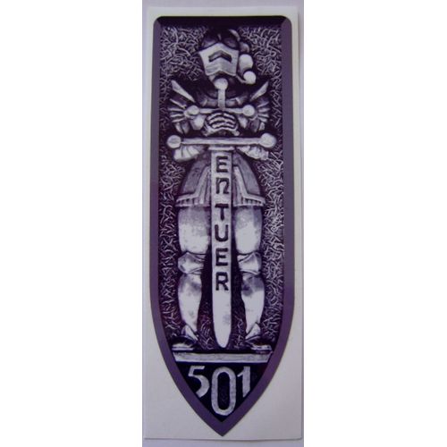 501 RCC Régiment de chars de combat autocollant de l'insigne ...