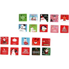 20 Pièces Carte De Noël Mini Cartes De Noël En Boîte Petites Cartes De ...