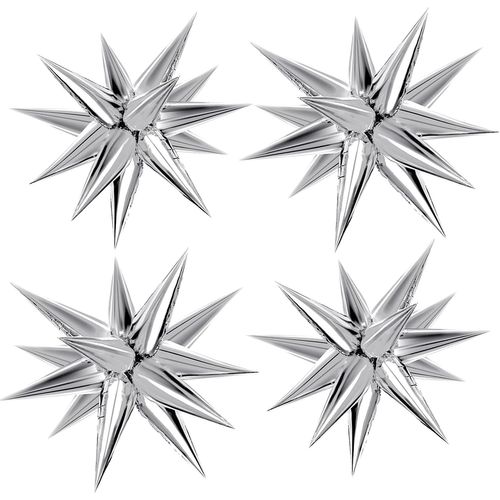 50pcs Ballon Étoile Explosive Ballon Goutte d'Eau Fête Ballons Étoiles ...