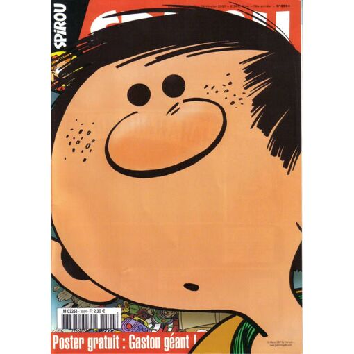 Poster Gaston Lagaffe d’occasion