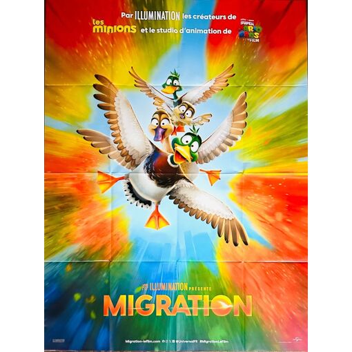 Migration - Affiche Originale De Cinéma - Format 120x160 cm - Un Film ...