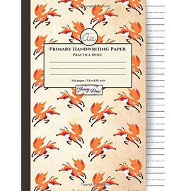 Primary Handwriting Paper Practice Note: Notebook with Blank Dotted ...