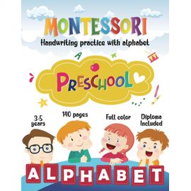 Montessori Activity Book For Preschool Handwriting Practice With ...