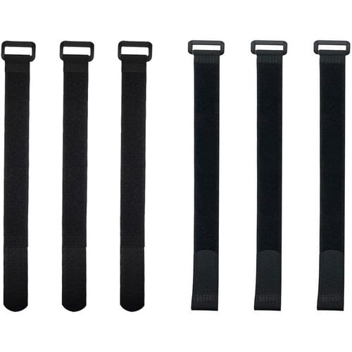 6 Pièces Attache Cable Velcro,30CM,50CM Polyvalent Sangles Velcro,Cable Management,Serre Cable ...