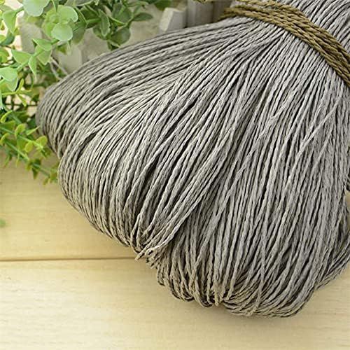 600 mètres 500g été Fil de Raphia Crochet Fils de Paille naturels ...