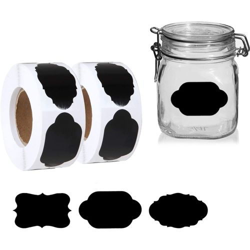 600PCS étiquettes Bocaux Cuisine Etiquette Confiture étiquette Ardoise ... 600PCS étiquettes Bocaux Cuisine Etiquette Confiture étiquette Ardoise ...