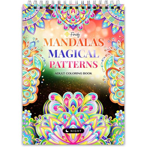 PATQ-Mandalas a Colorier Adulte Magical Patterns | Coloriage Mandala ...