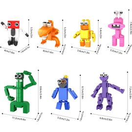 7 Pièces Rainbow Friends Figure,Rainbow Friends Jouets,Rainbow Friends ...