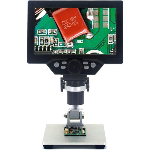 7 Pouces Hd Lcd Microscope Numérique Batterie Rechargeable Intégrée ...