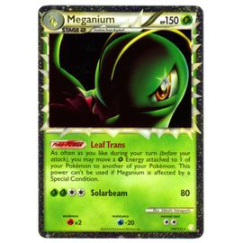 Pokemon Meganium PRIME 150 HP - Carte Ultra Rare de Coeur D'or et Ame d ...