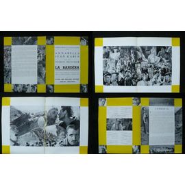 JEAN GABIN * LA BANDERA * julien duvivier - 1935 - livret de cinema pour la ressortie dans les ...