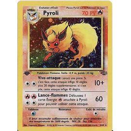 Carte pokémon Pyroli Edition n°1 JUNGLE 3/64 | Rakuten