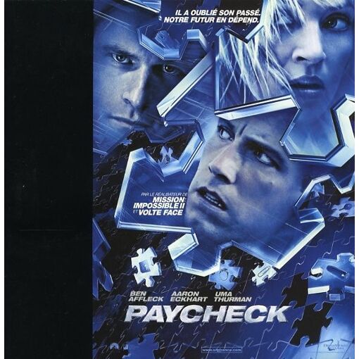 Affiche Du Film Paycheck La Paye Paycheck (English/French) 2003