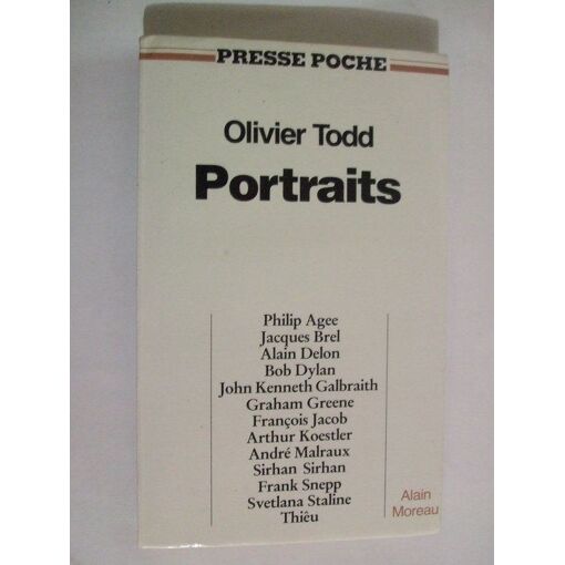 Portraits philip agee jacques brel alain delon bob dylan john kenneth ...