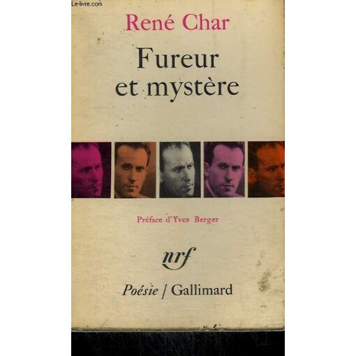 Fureur et Mystere. Collection : Poesie | Rakuten